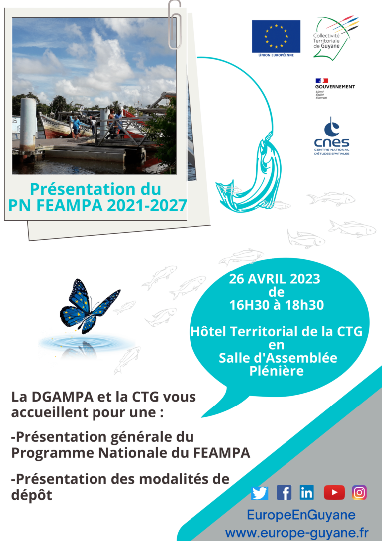 Présentation du PN FEAMPA 2021-2027 – Europe Guyane