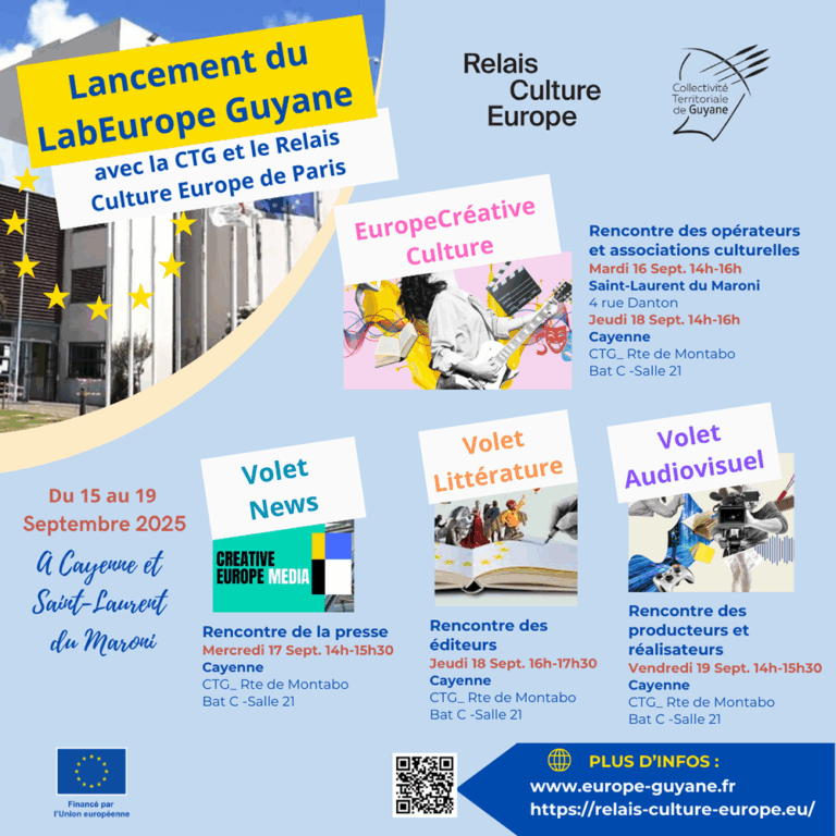 Un LabEurope Guyane pour soutenir les initiatives culturelles en Guyane – Europe Guyane